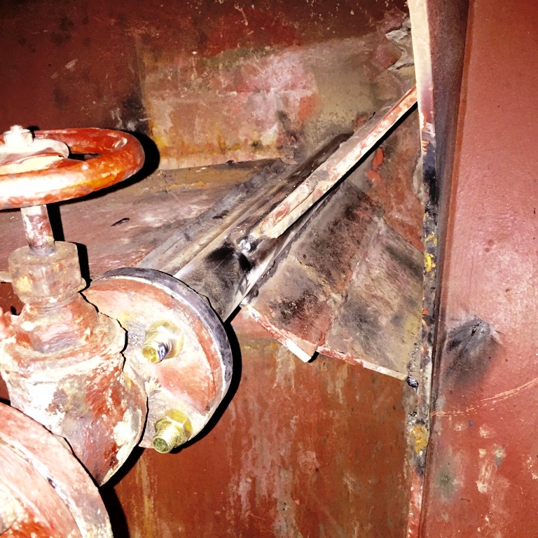 REPLACEMENT OVERBOARD PIPE AND VALVE